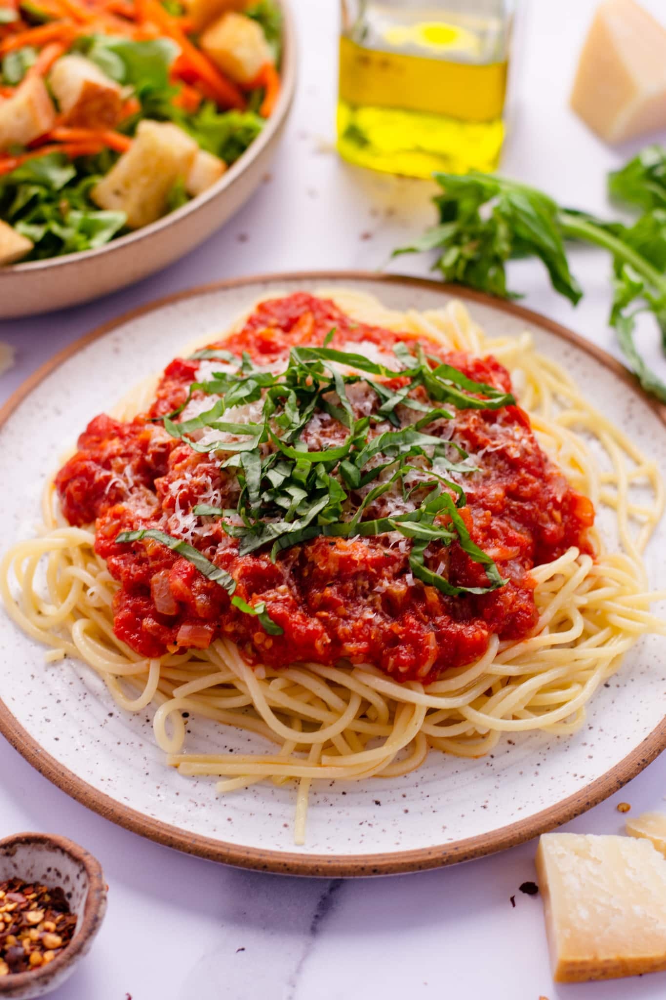 Spaghetti Arrabiata - It's A Flavorful Life