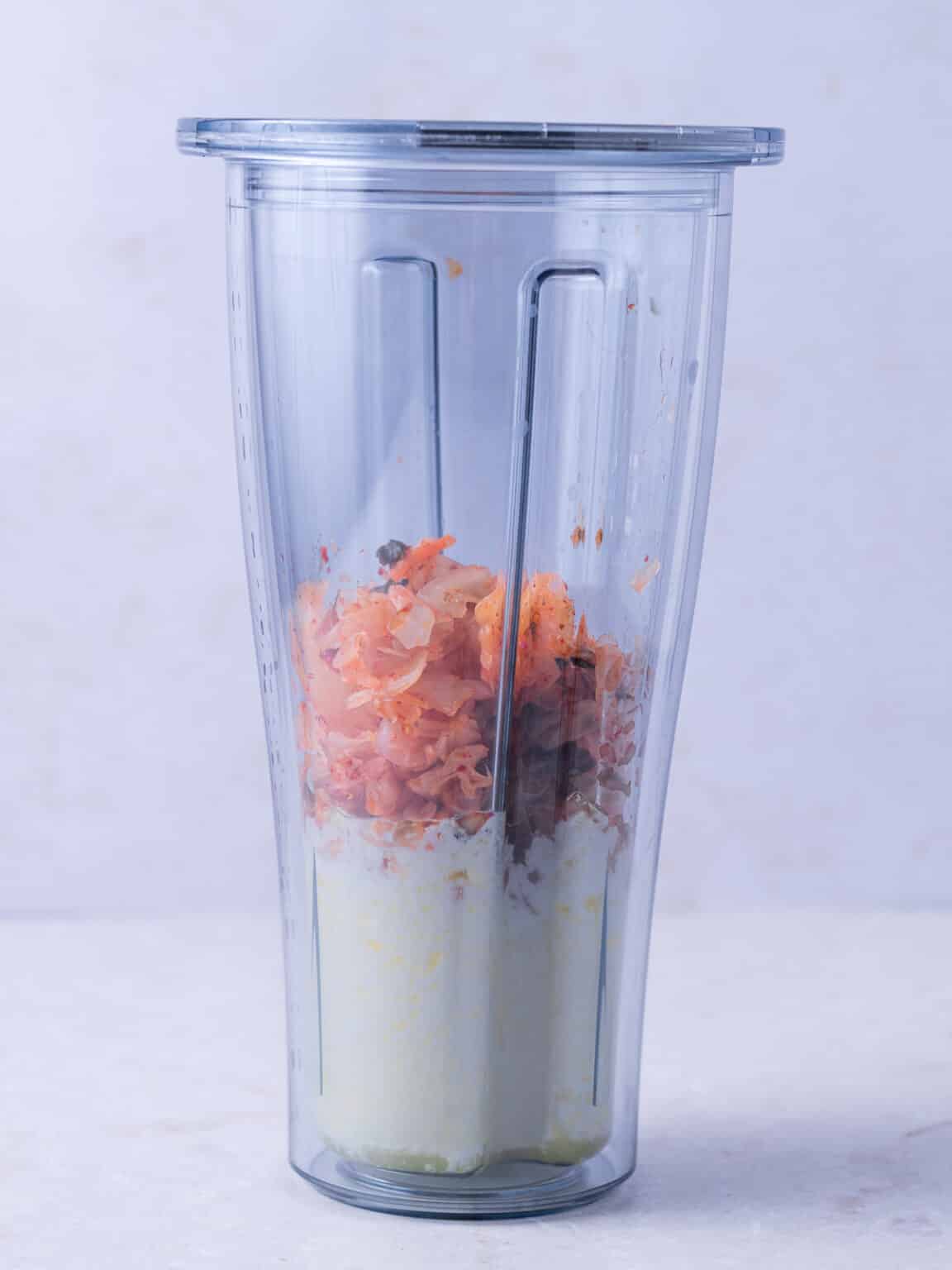 Kimchi Mayo - 2 ingredients and 3 minutes to make!