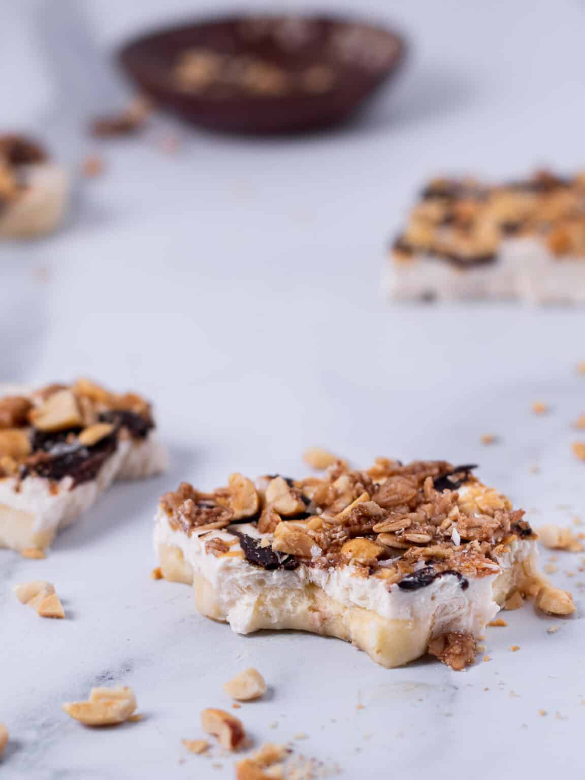 Frozen Cottage Cheese Bark (the best high protein dessert!)