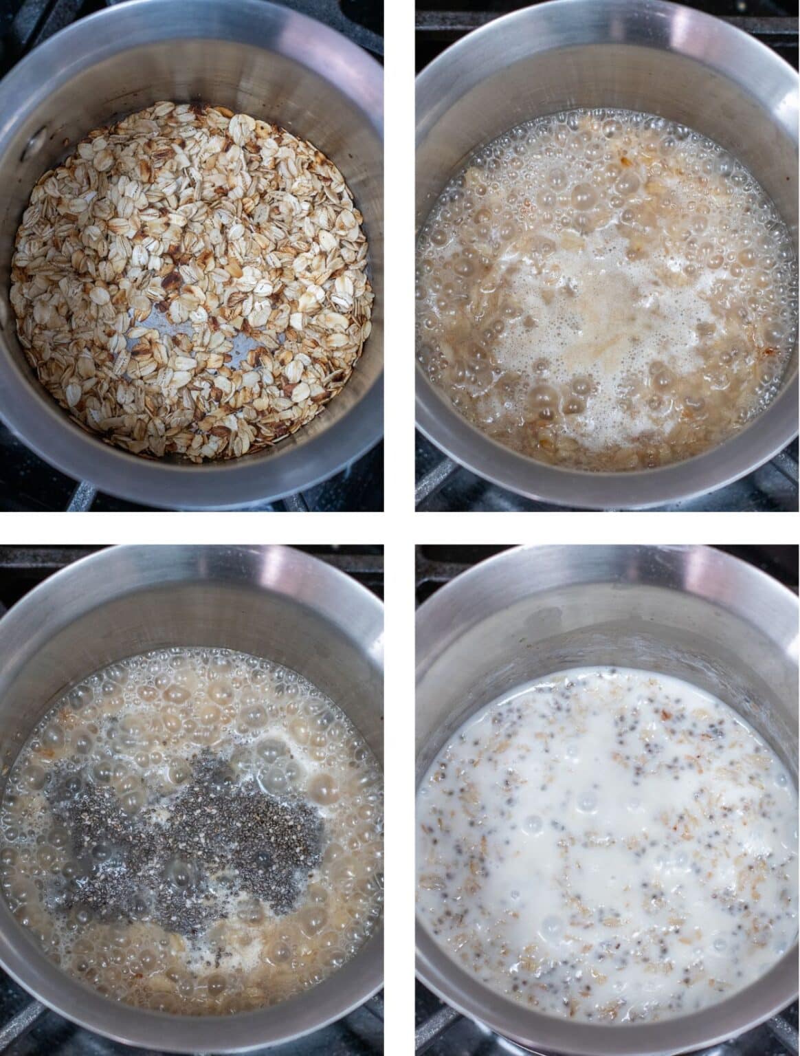 Creamy Vanilla Oatmeal (the best healthy oatmeal base!)