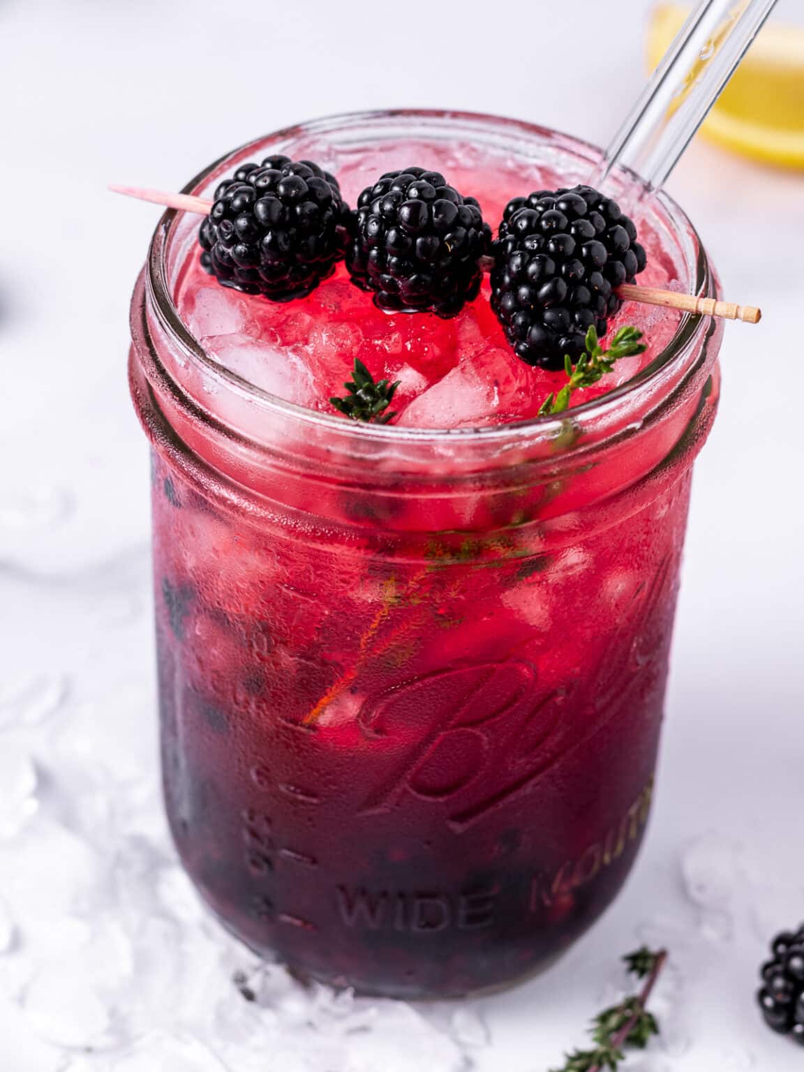 Refreshing Smashed Blackberry Mocktail Recipe