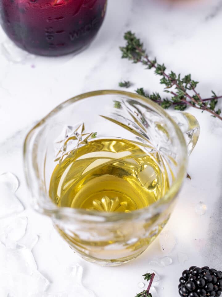 Thyme Simple Syrup (and how to make ten fun drinks!)