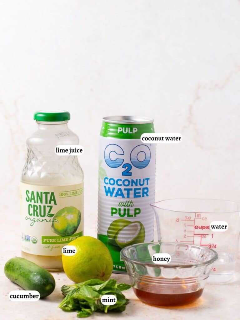 Coconut Water Mocktail Recipe (Refreshing & Hydrating!)