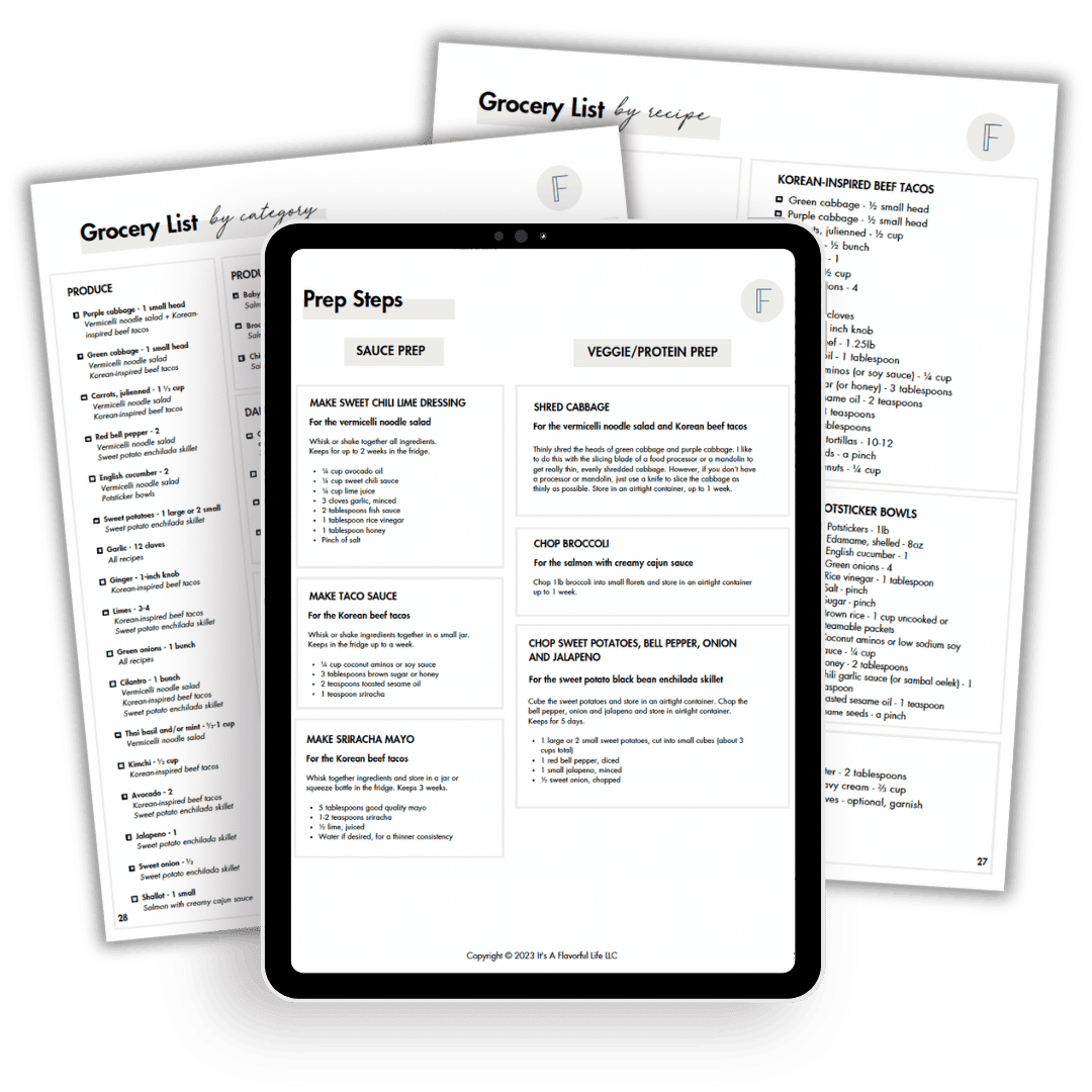 It’s A Flavorful Life Digital Cookbook - It's A Flavorful Life