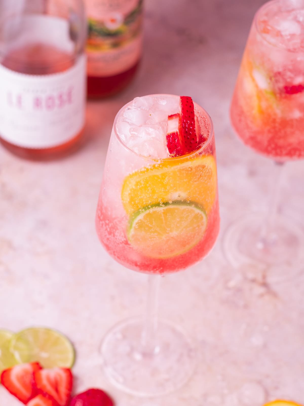 Rosé Spritzer - refreshing wine cocktail recipe!