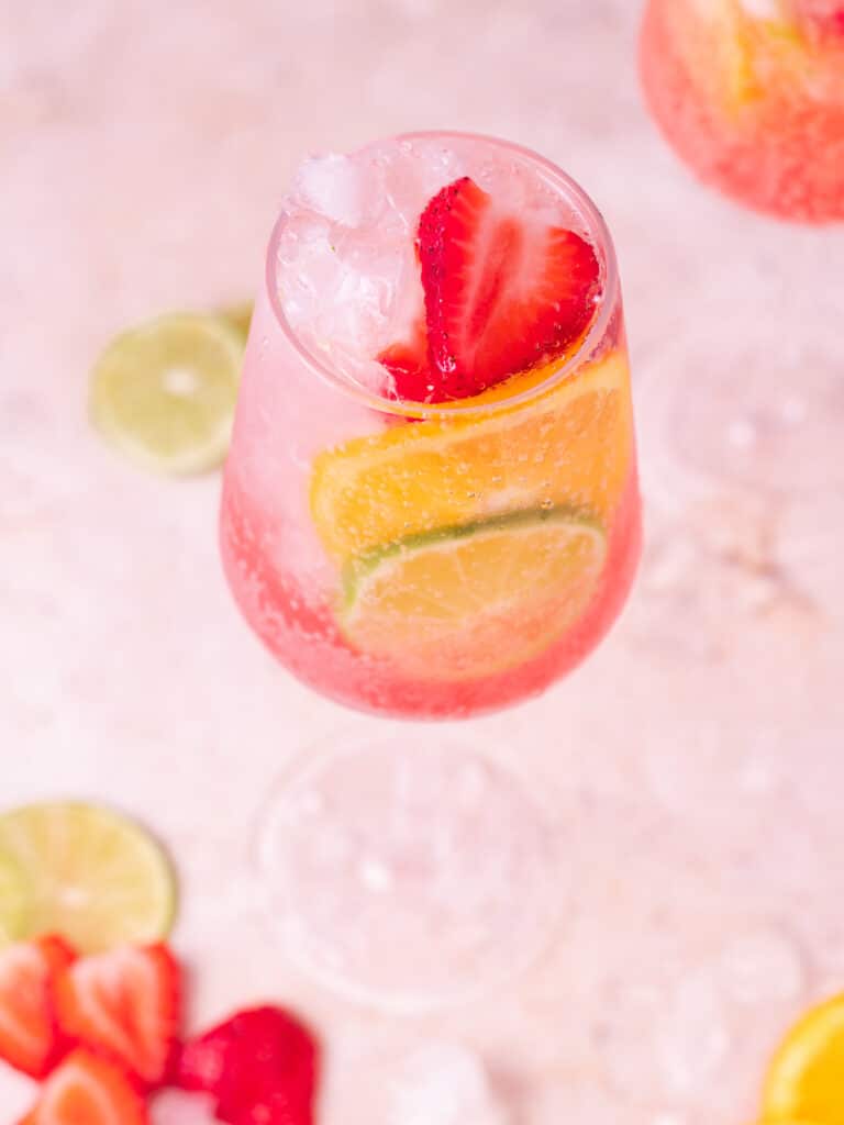Rosé Spritzer - refreshing wine cocktail recipe!