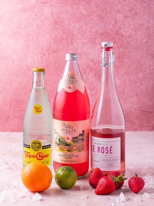 Rosé Spritzer - refreshing wine cocktail recipe!
