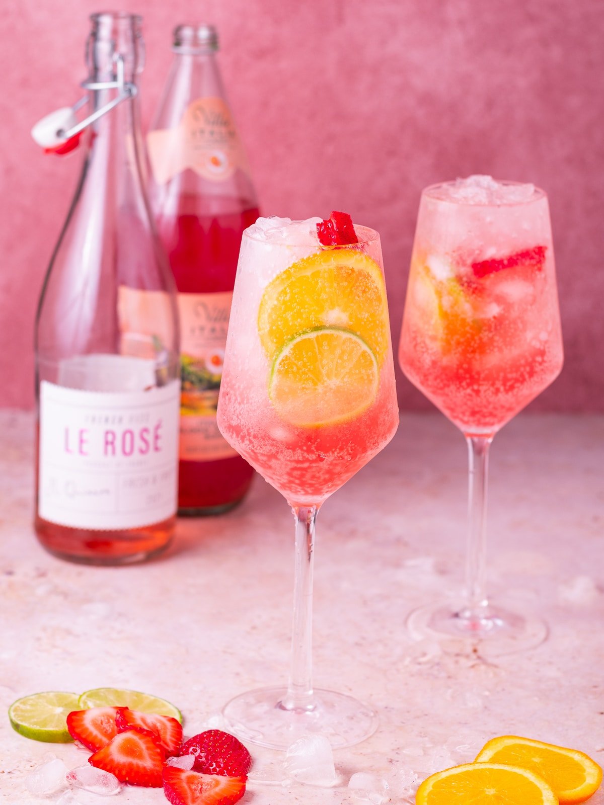 Rosé Spritzer - refreshing wine cocktail recipe!
