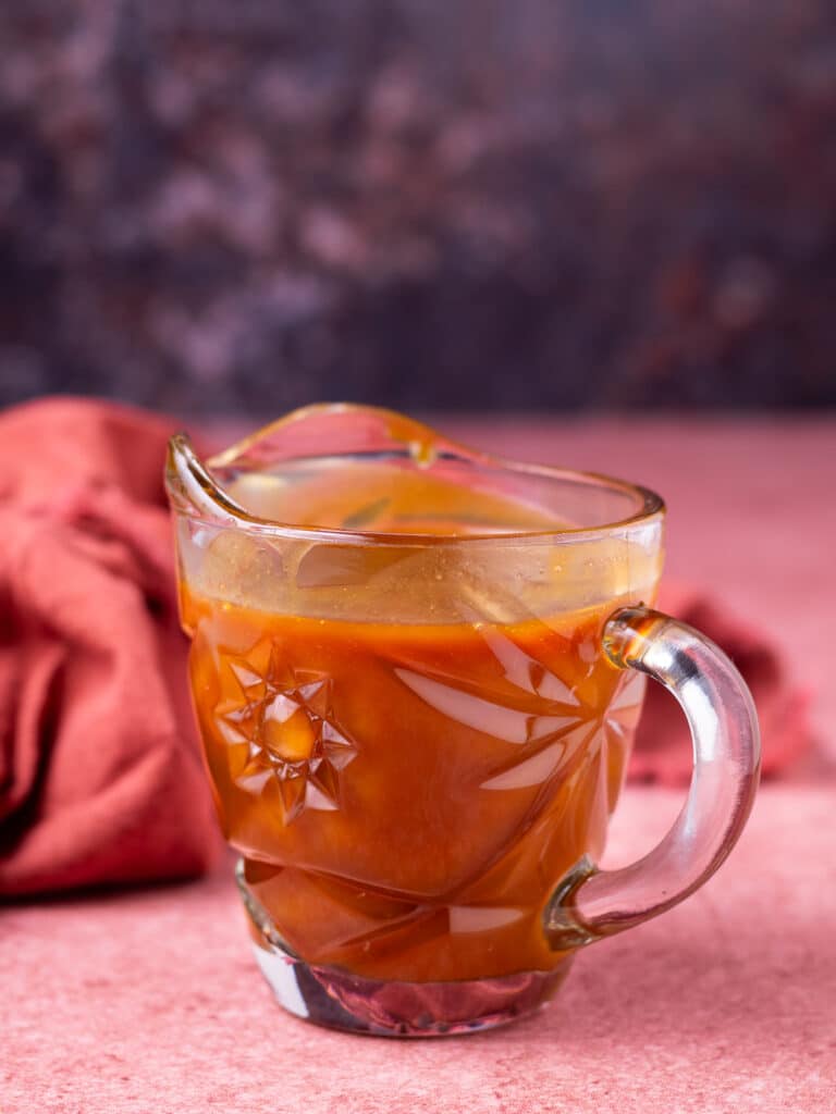 Homemade Salted Caramel Syrup