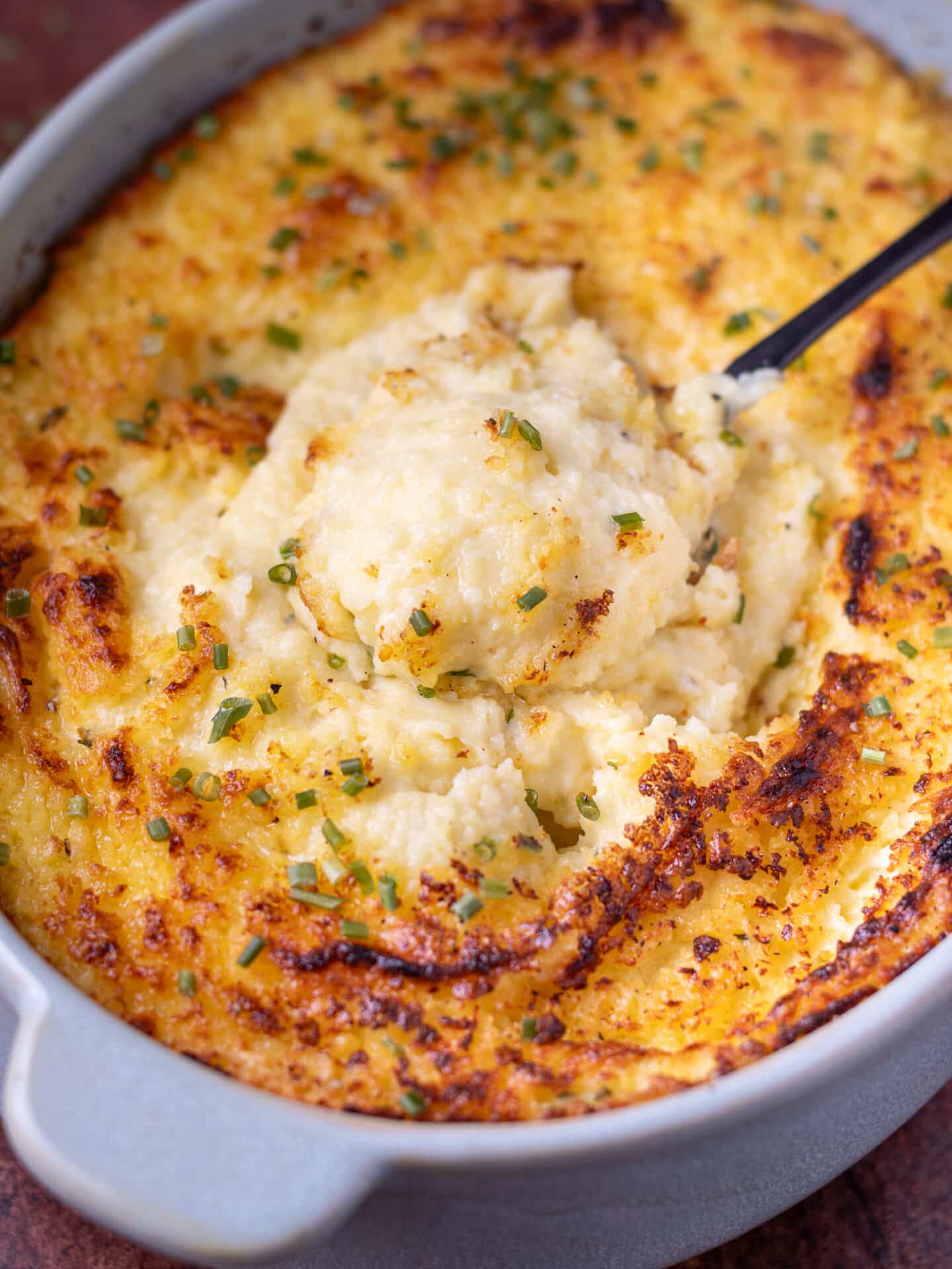 The Best Cheesy Garlic Mashed Potatoes Recipe
