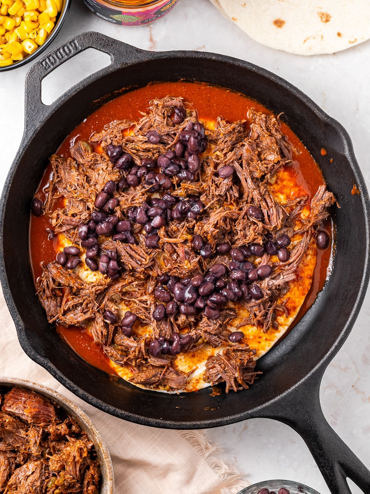 Absolutely Delicious Beef Enchilada Pie
