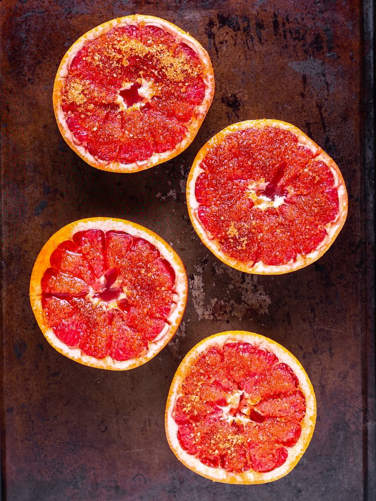 Brûléed Grapefruit Recipe (easy broiler method)