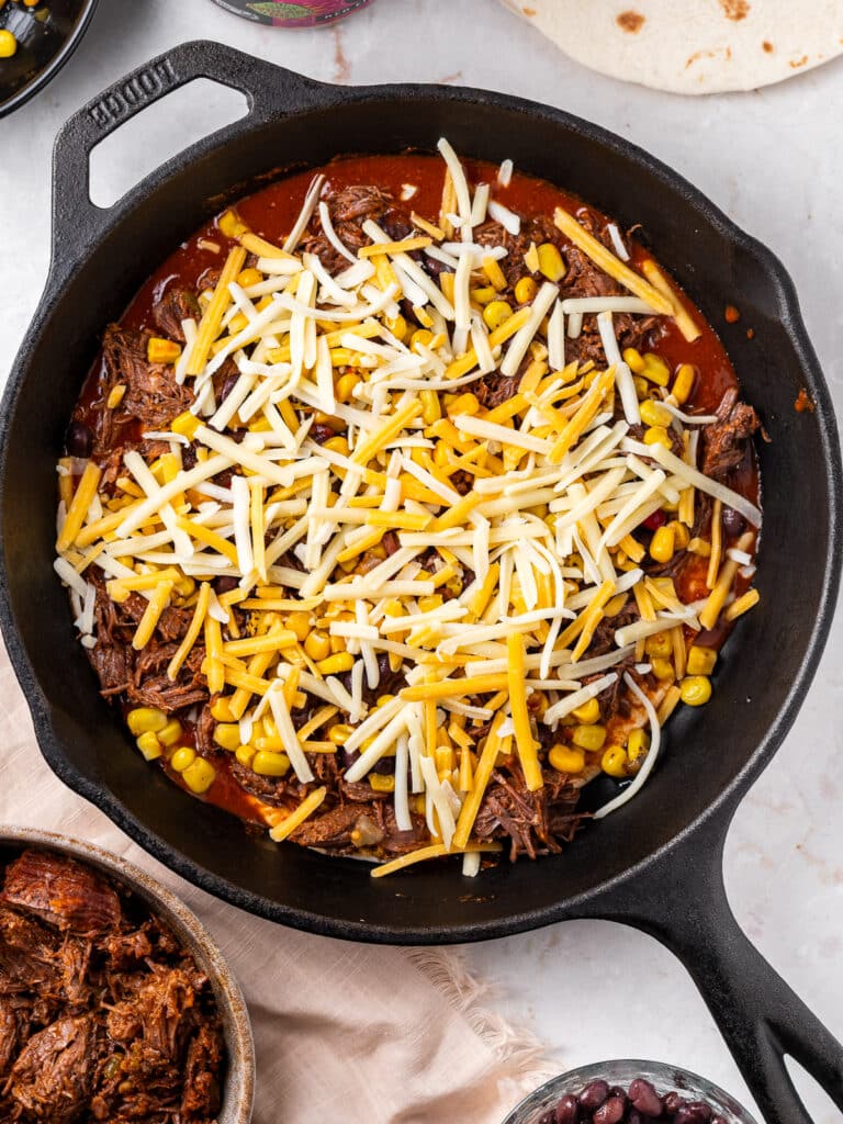 Absolutely Delicious Beef Enchilada Pie