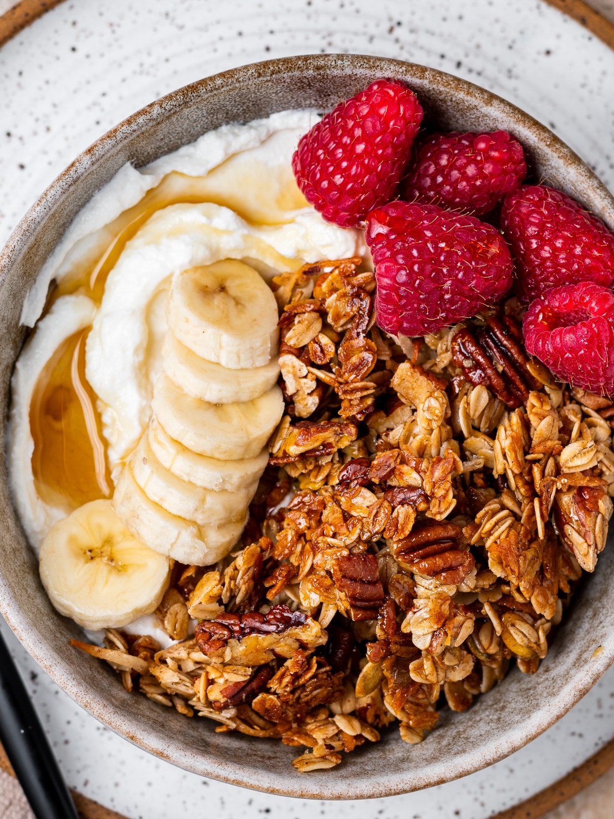 Salted Maple Pecan Granola Recipe (oof this stuff is GOOD!)