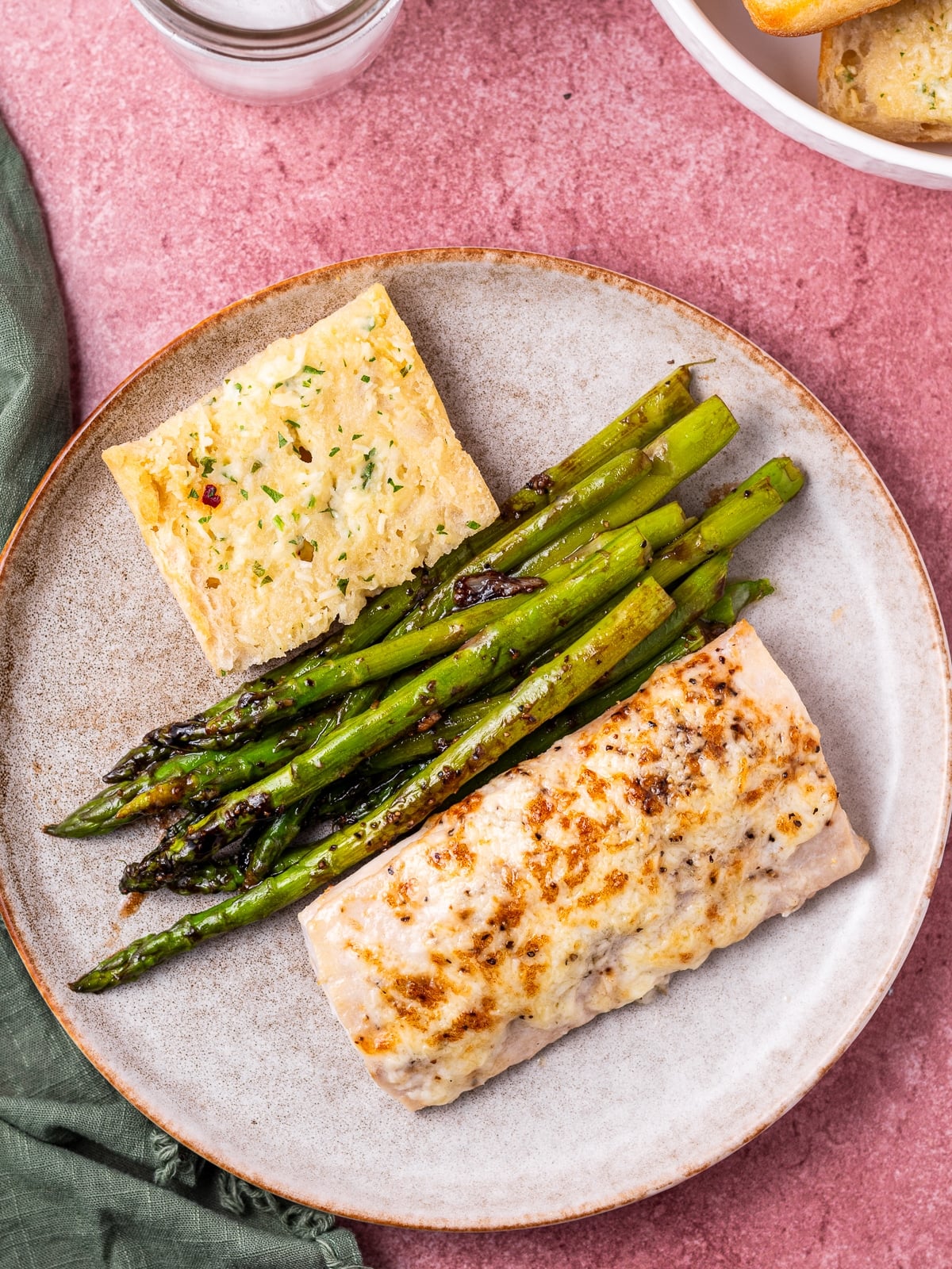 Broiled Mahi Mahi with Parmesan Butter