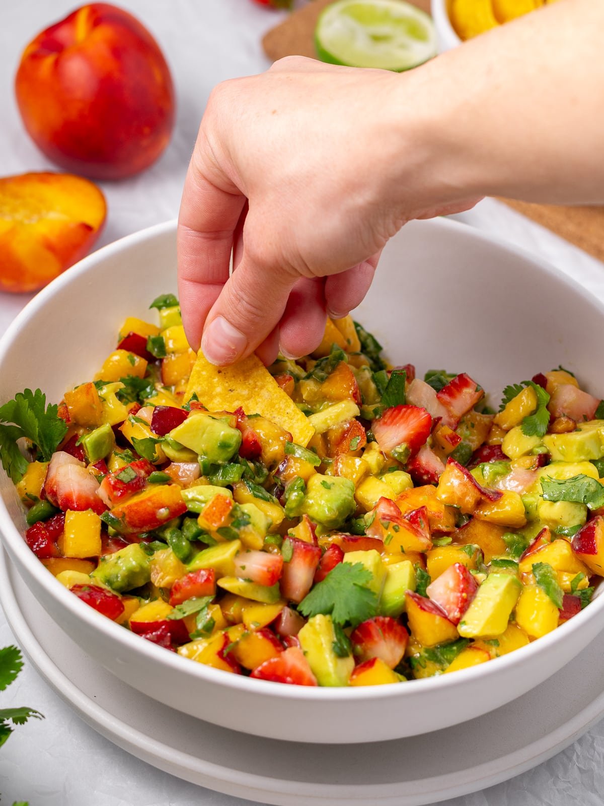 Sweet and Juicy Summer Nectarine Salsa Recipe
