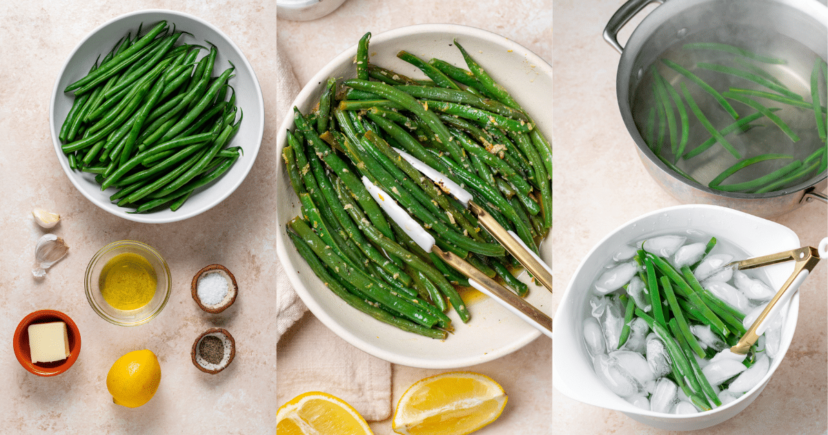 Perfect Every Time Lemon Butter Green Beans (easy recipe!)